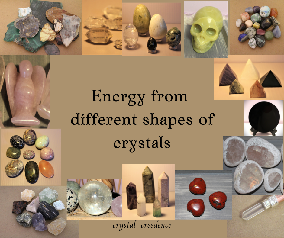 Energy from different forms of crystals – Crystal Creedence
